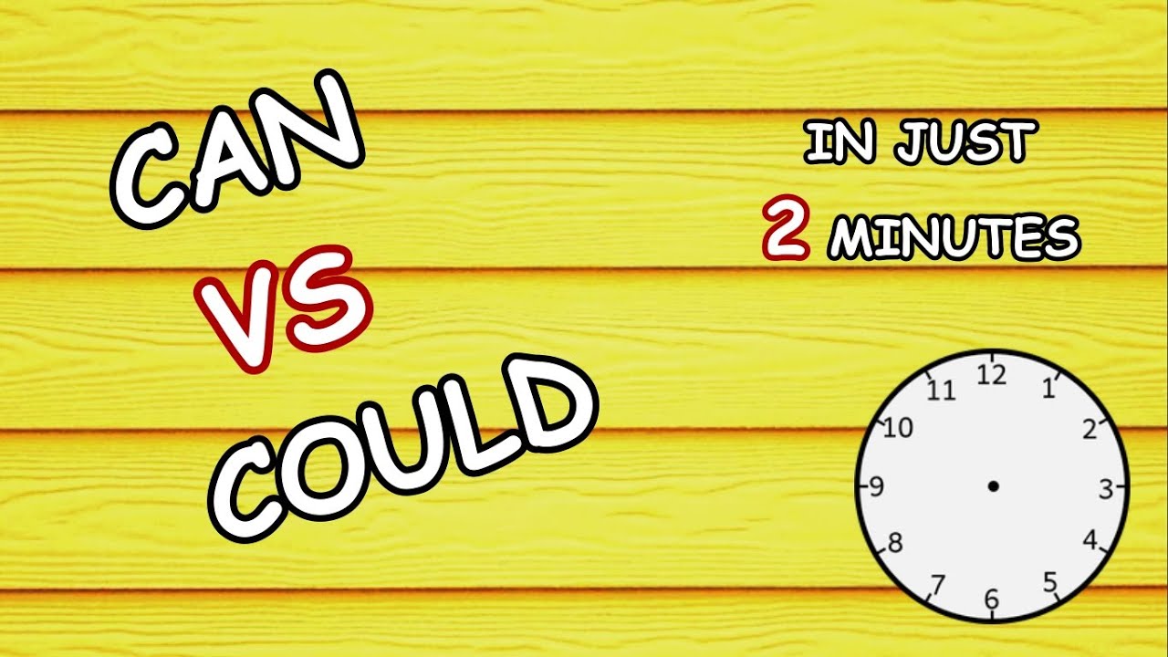 CAN vs COULD | EXPLANATION AND EXAMPLES | LEARN ENGLISH | THE MODERN ...