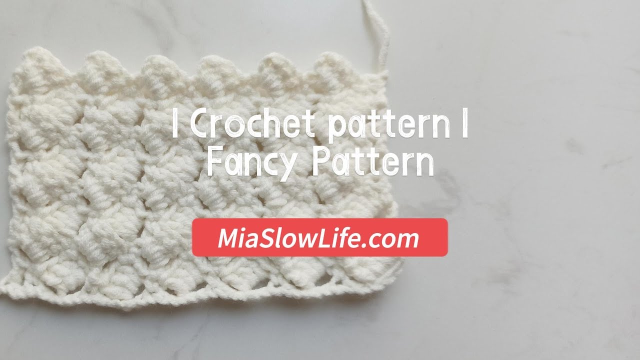 Fancy Crochet Pattern crochet patterns How-tos/Patterns/Tutorials - YouTube