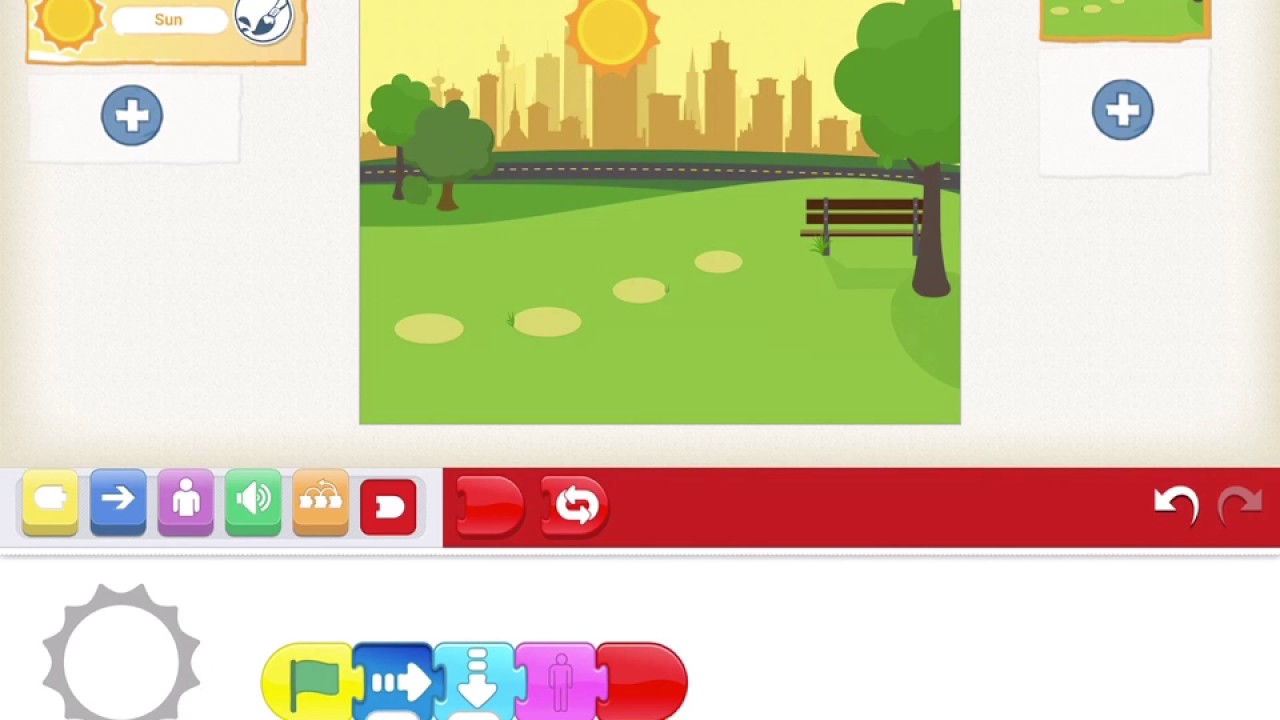 Scratch Jr. - How to Make the Sun Set - YouTube