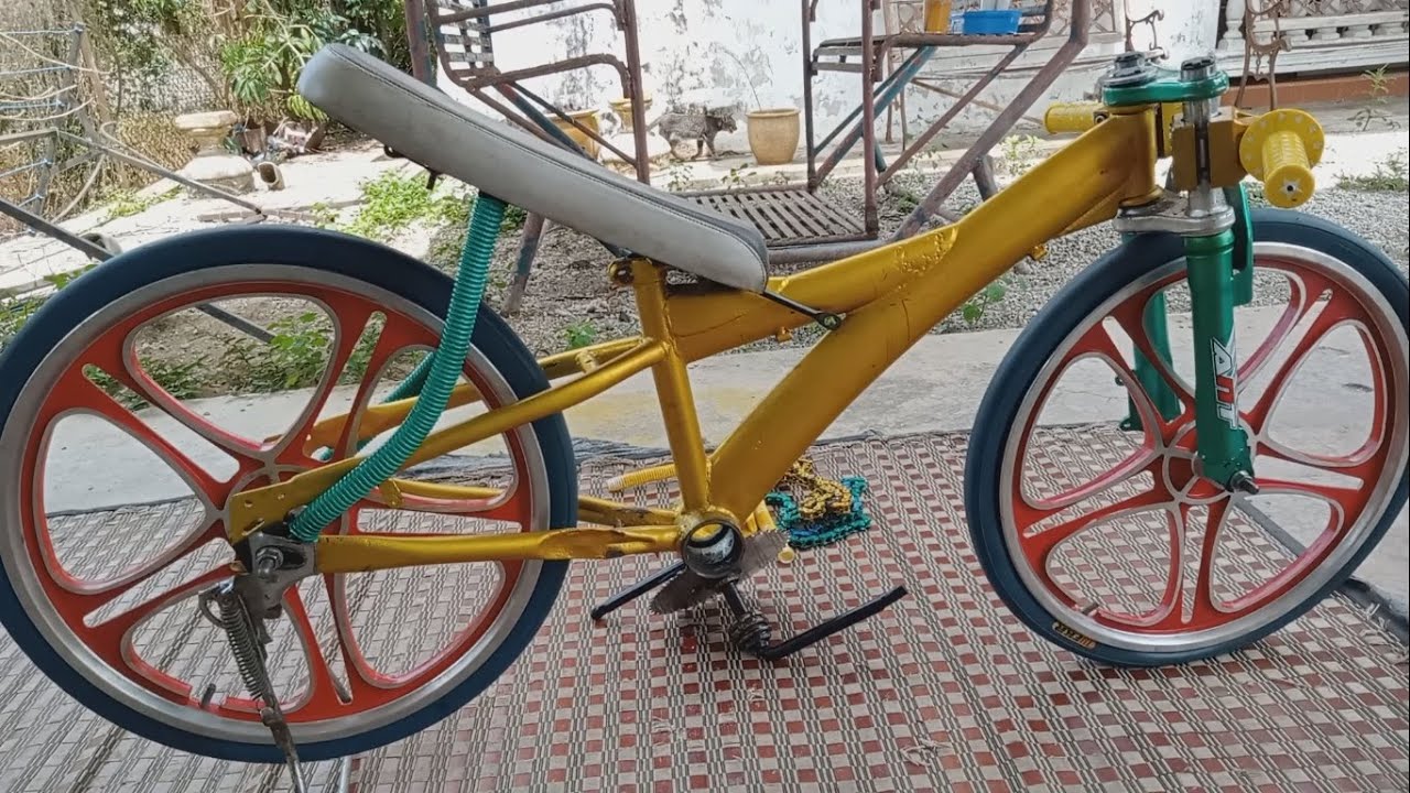 Projek buat basikal lajak sprint test part2 l Sepeda drag - YouTube