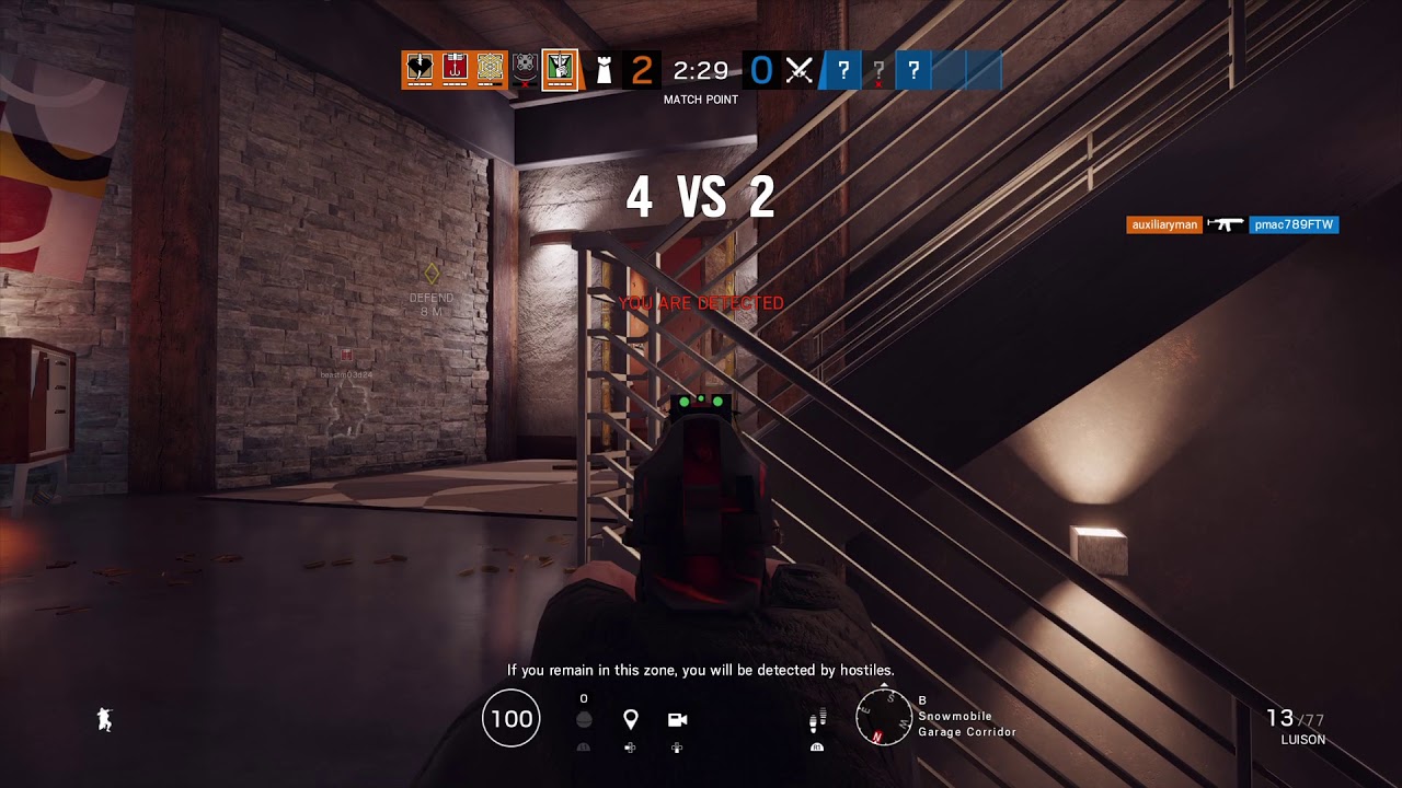 R6: Cav's ass so big its detected outside?! - YouTube