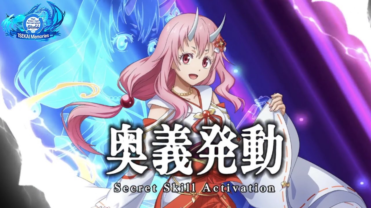 Pink Ogre Of Heavenly Light Shuna Secret Skill Activation - Slime ...