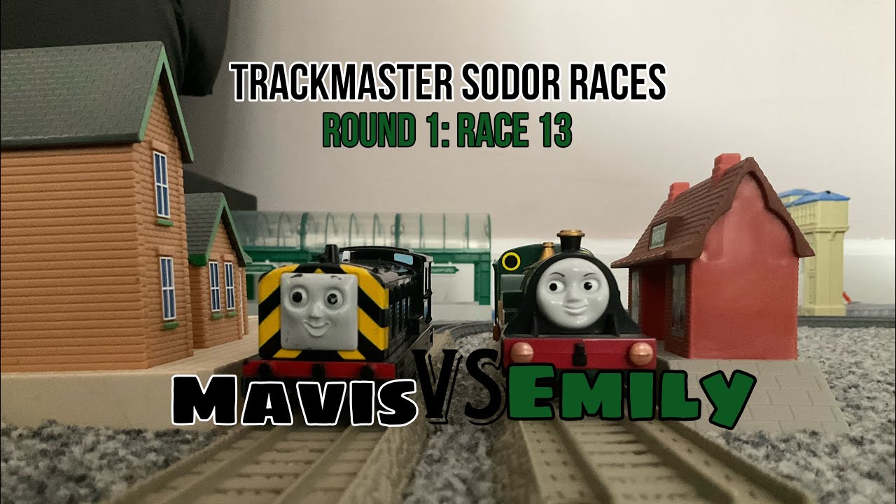 Trackmaster Sodor Races | Round 1: Race 13 | Mavis vs Emily - YouTube