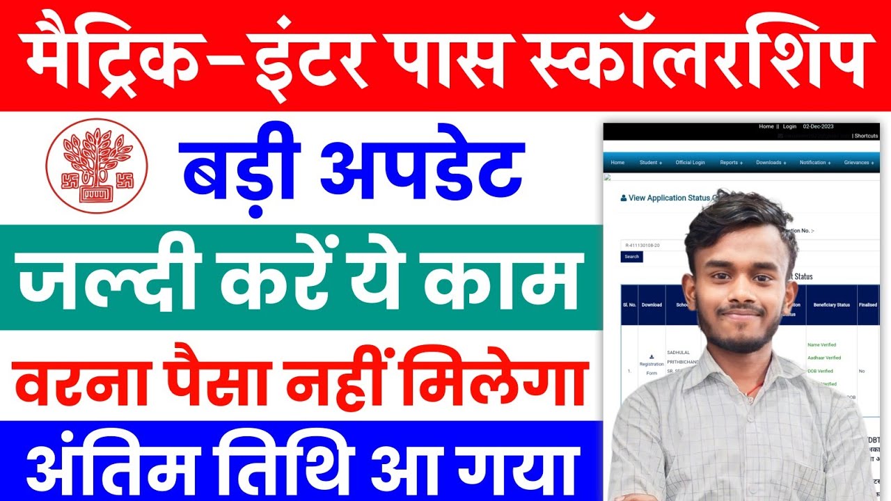 matric-inter pass scholarship big update | matric-inter pass ...