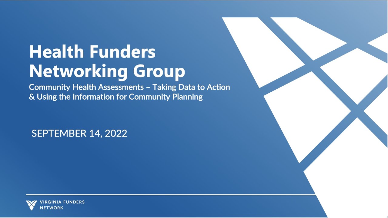 Community Health Assessments - Taking Data to Action & Using the ...
