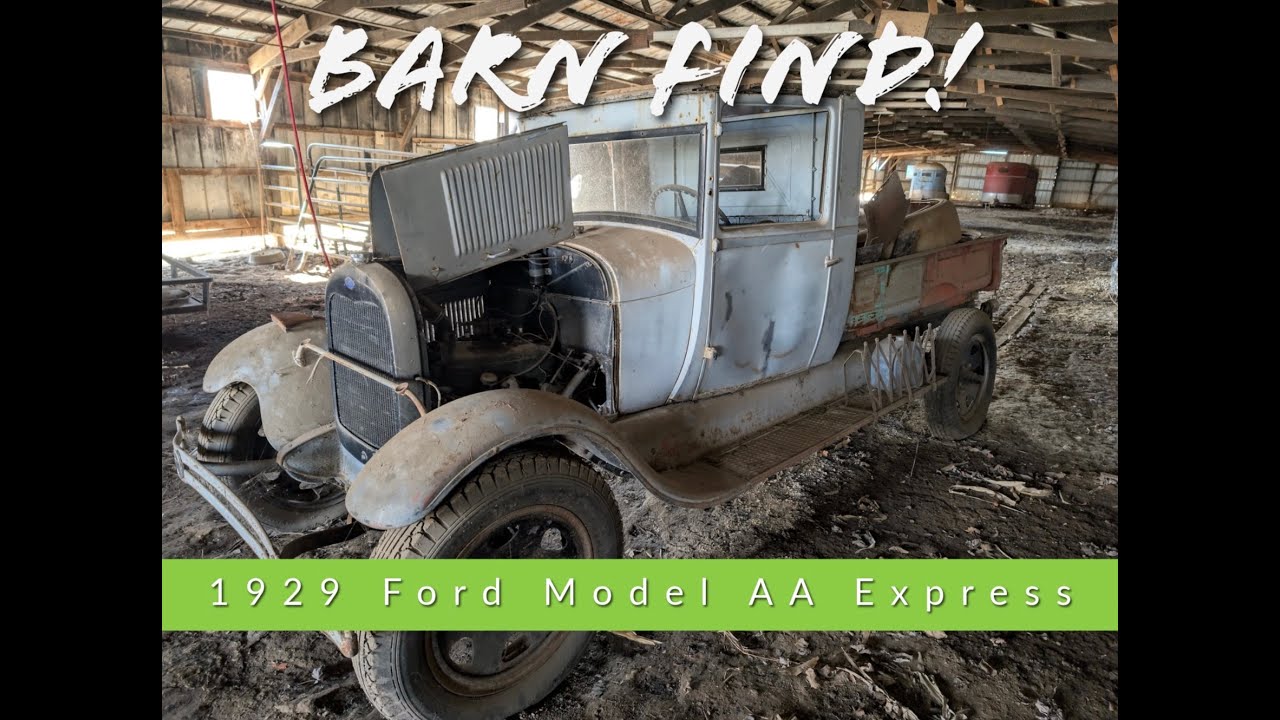 BARN FIND 1929 Ford Model AA Express! I found a unicorn... or a horse ...