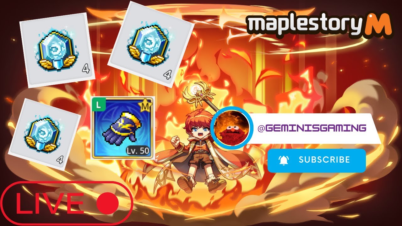 Maplestory M - 8X Absolab Gloves Attempt! Phantom NDamien Run! Business ...