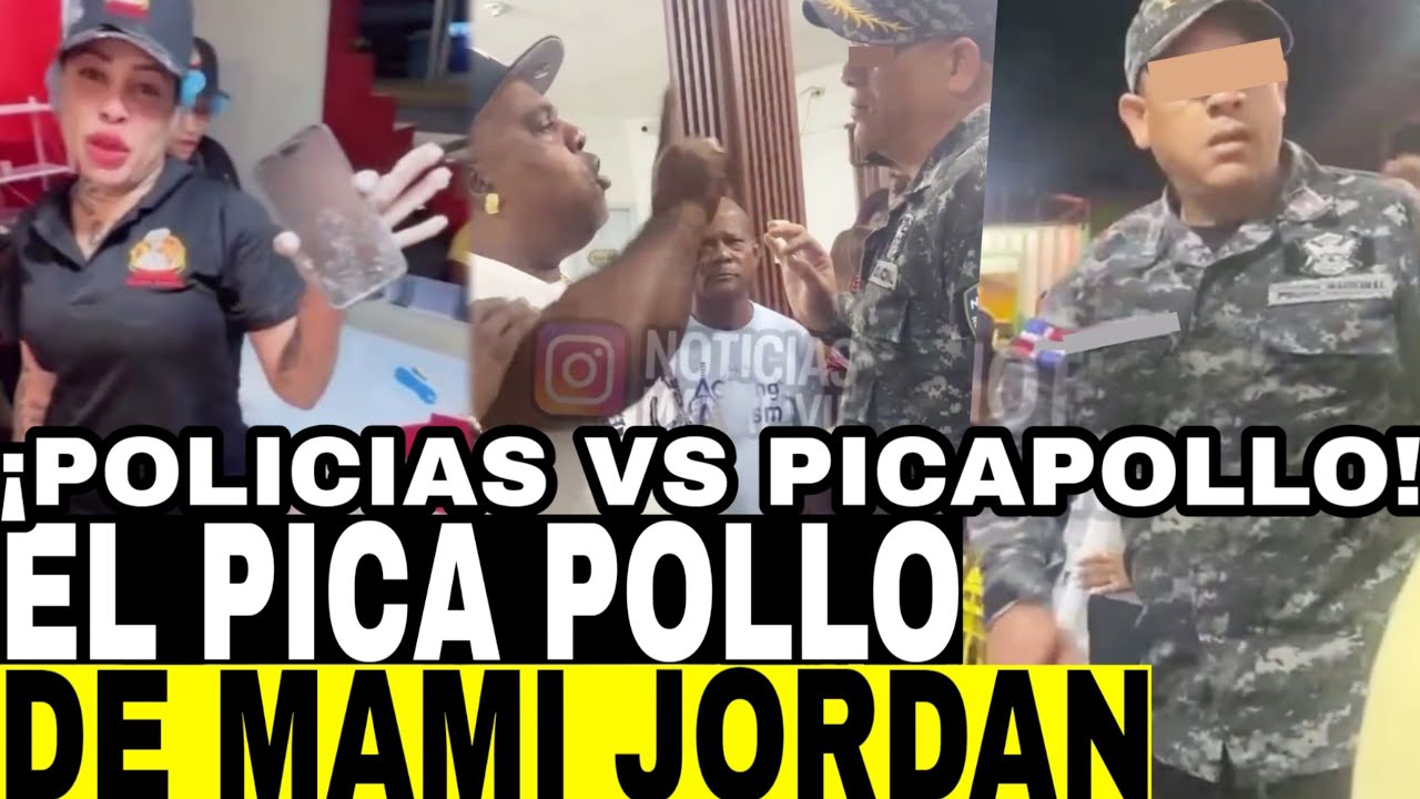MAMI JORDAN LE NIEGA PICA POLLO A PATRULLA POLICIAL Y LE ENTRAN A ...