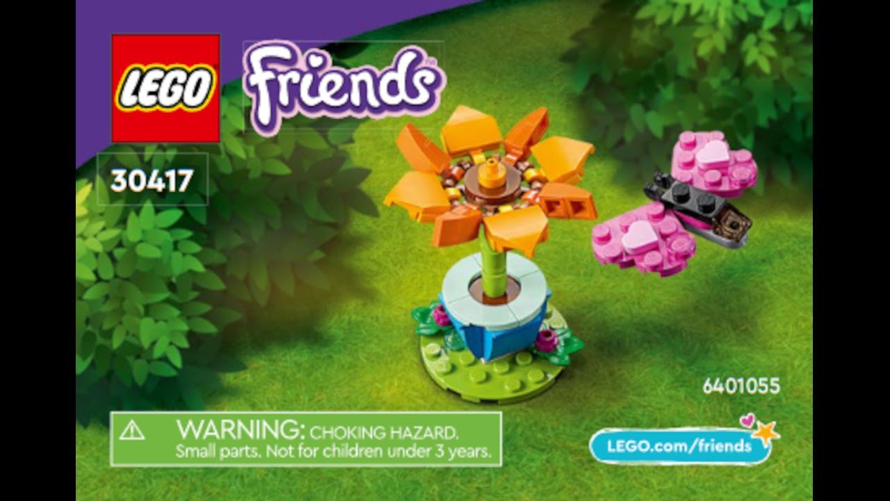 LEGO Instructions | Friends | 30417 | Garden Flower and Butterfly ...