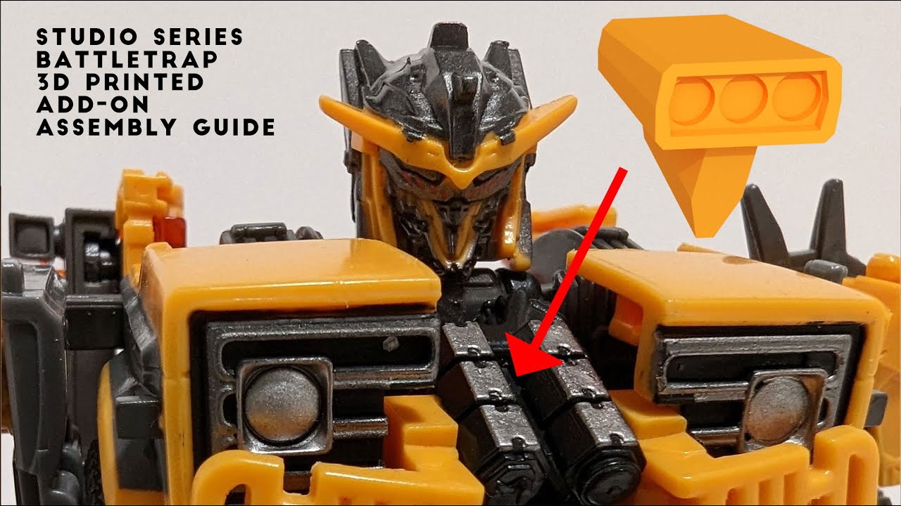 3D Printed Transformers Studio Series Battletrap Assembly Guide - YouTube