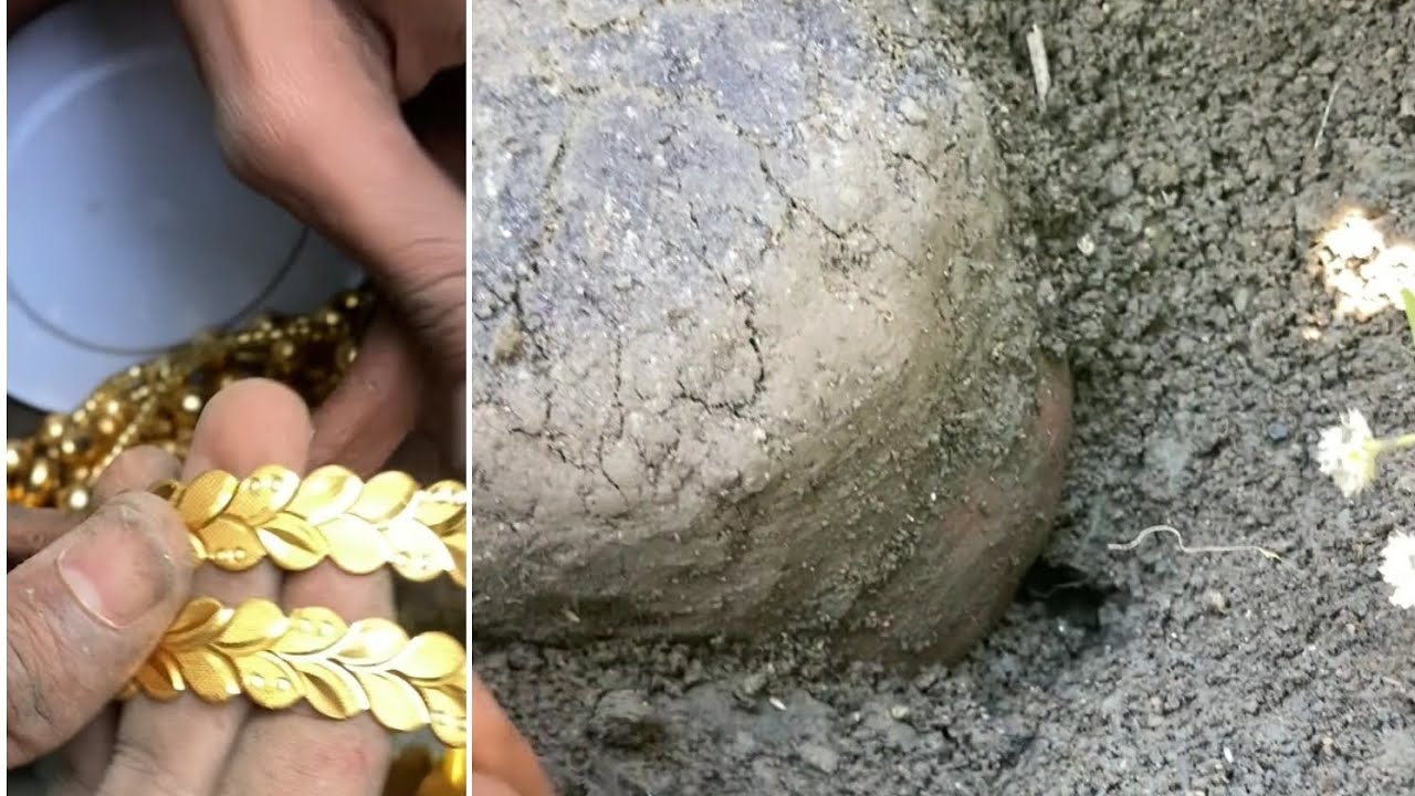 We Found Dangerous Treasure Full Of Gold Jewels And archaeological ...