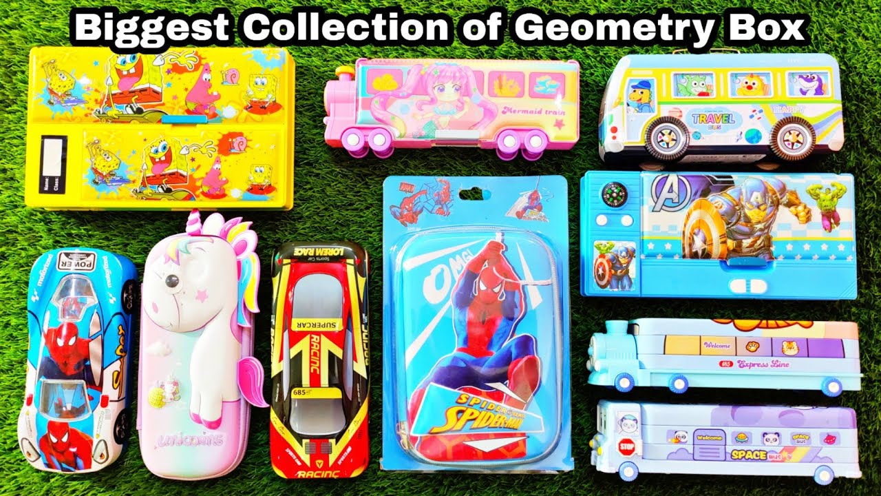 Latest Collection of Geometry Box & Pencil Case😍 Unique Collection of ...