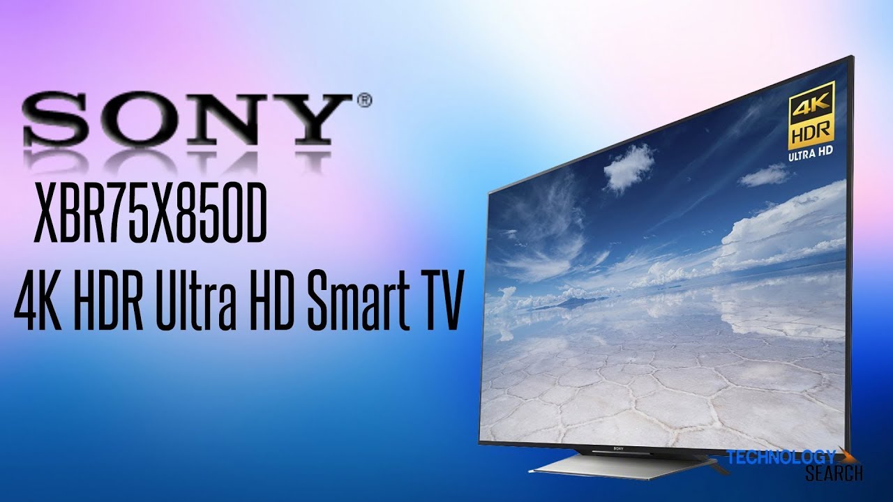 Sony XBR75X850D 4K HDR Ultra HD Smart TV Review & feature - YouTube