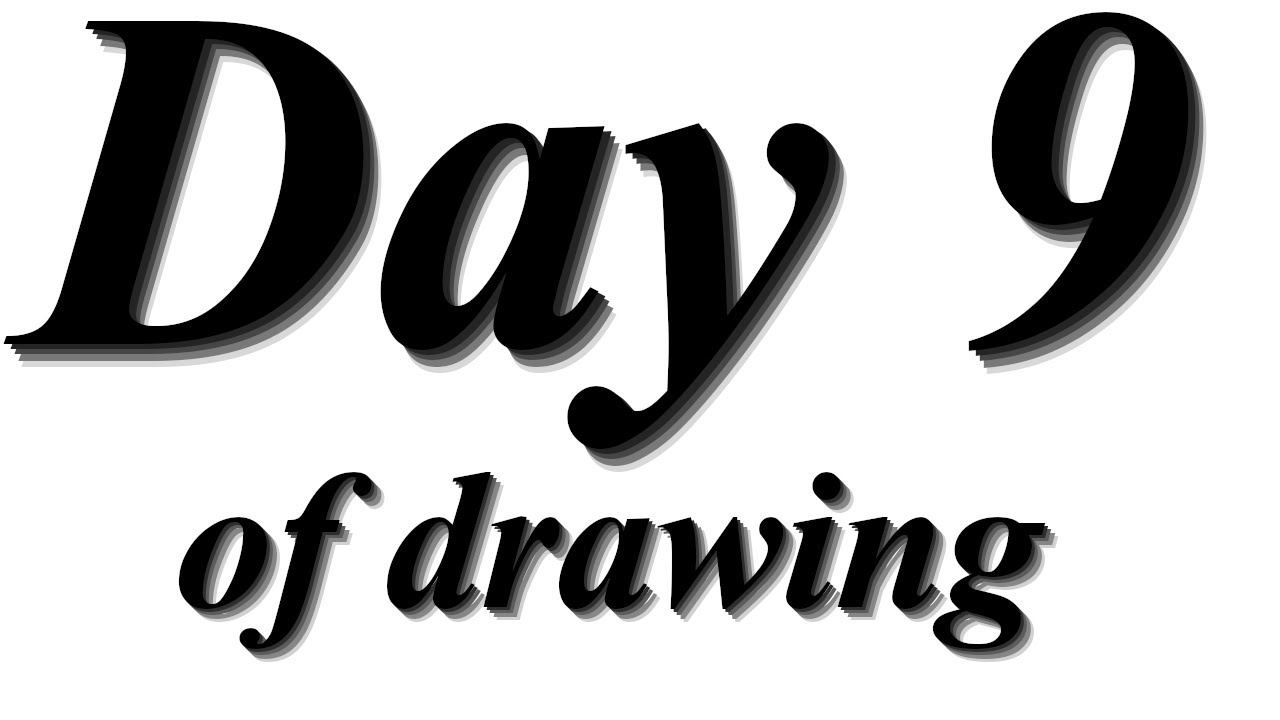 Day Nine of Drawing | Lines & Basic Shapes - YouTube