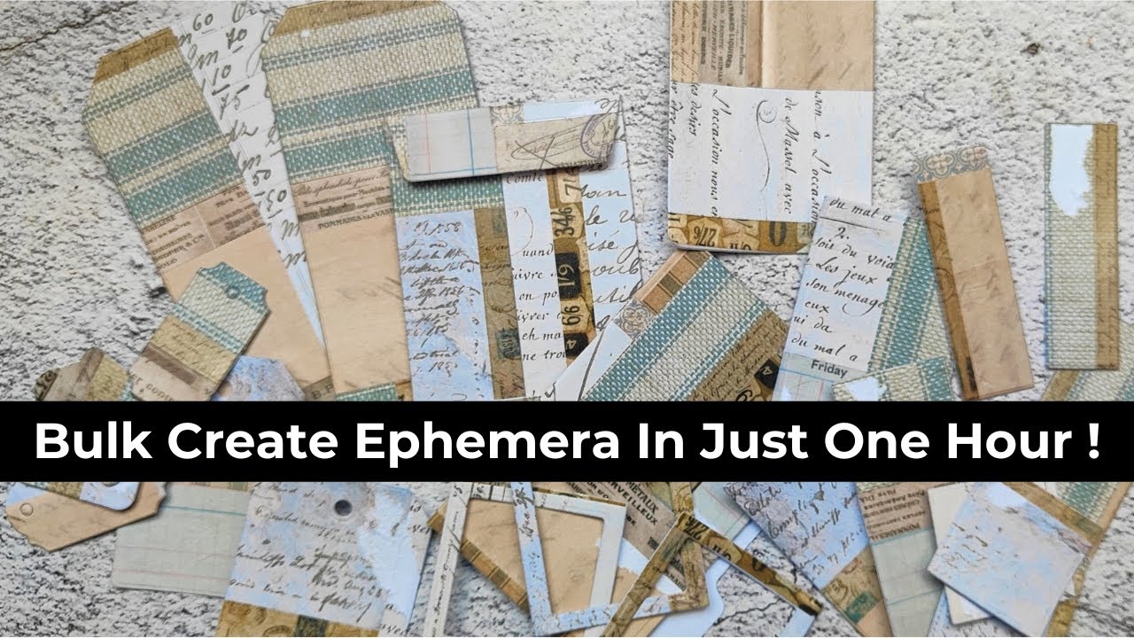 Bulk Create Ephemera In Just One Hour ** Quick & Easy Solution - YouTube