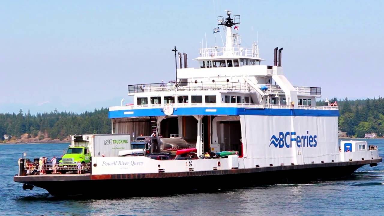 Ferry on a small lake - YouTube