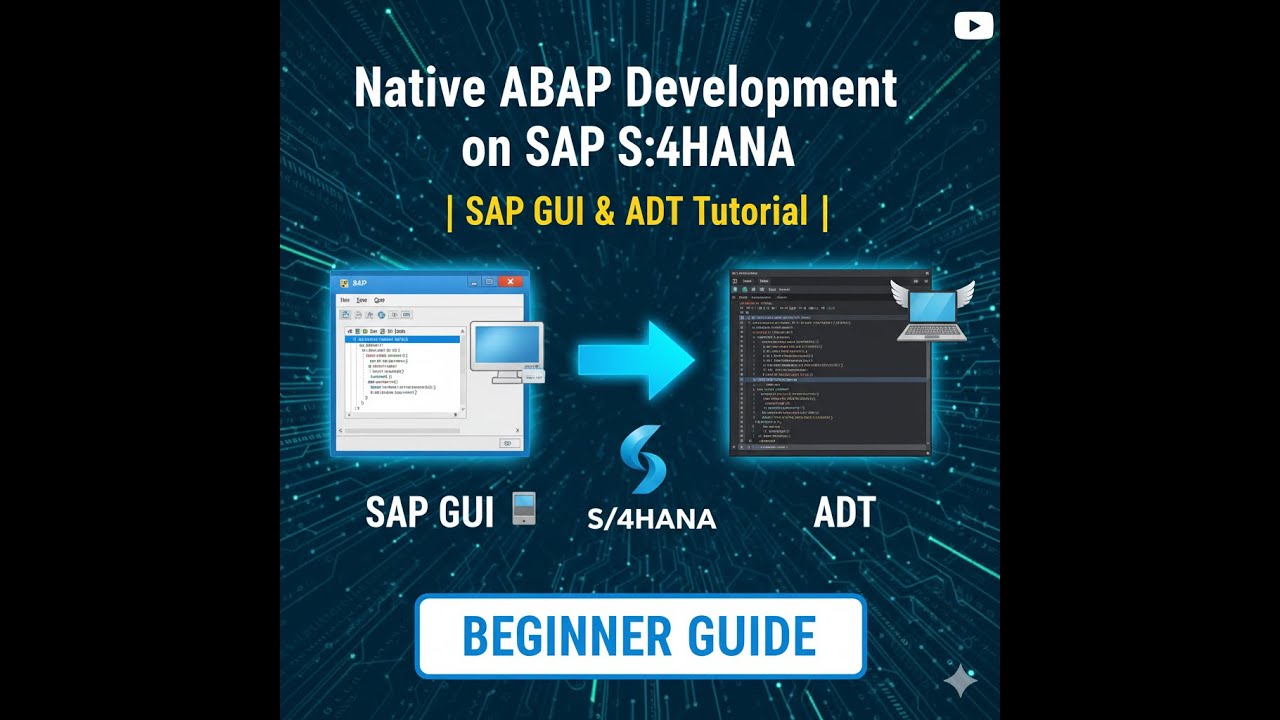 Native ABAP Development on SAP S/4HANA | SAP GUI & ADT Tutorial | ABAP ...
