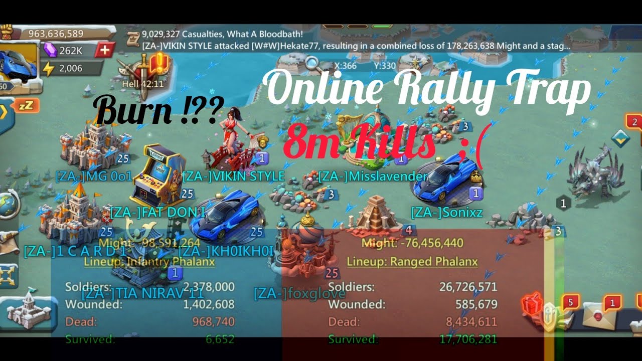 Vikin Style Show 8M Reds Online RALLY TRAP | MG TRAP | Lords Mobile ...