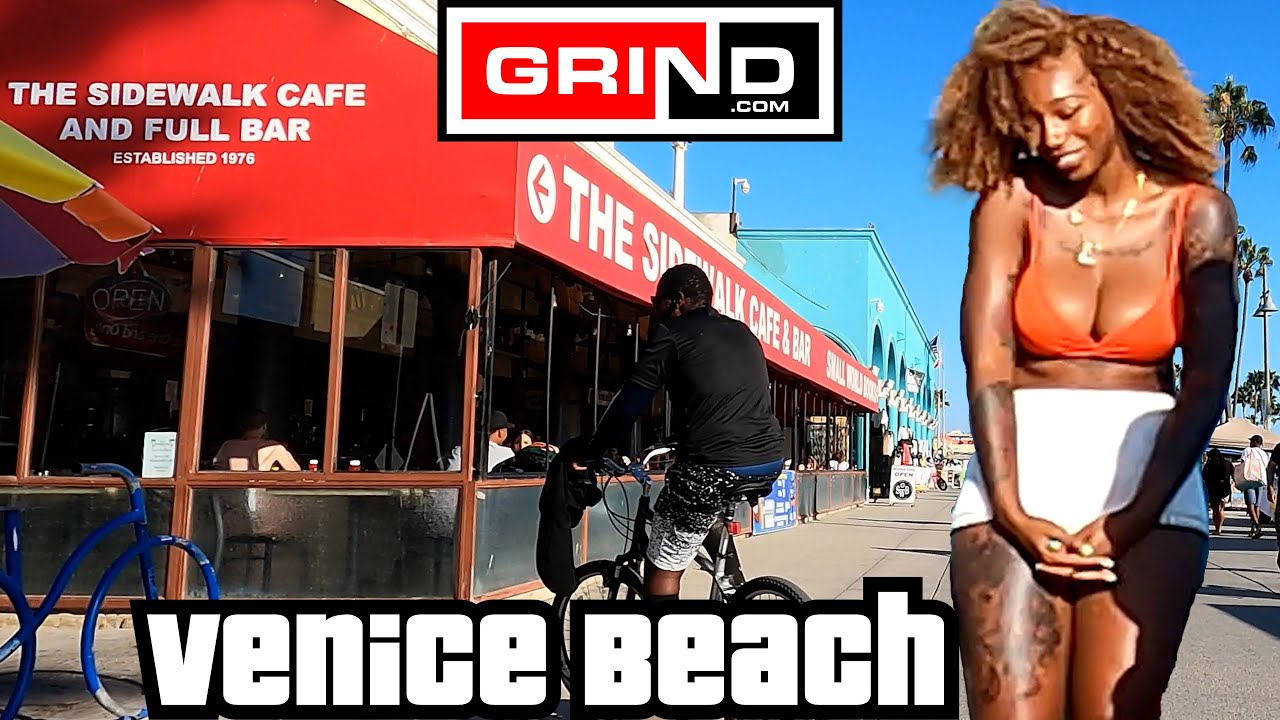 4k Santa Monica Beach Pier To Venice Beach Boardwalk Observational