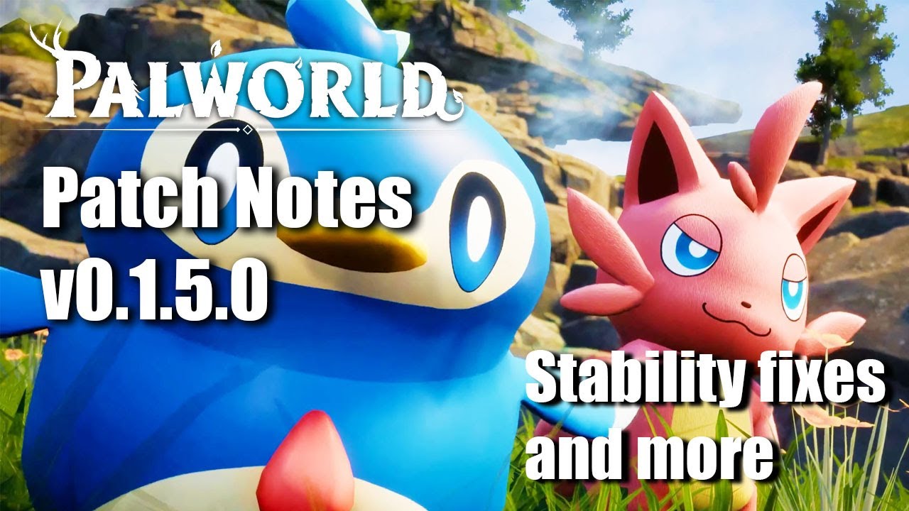 Palworld Patch Notes In About a Minute [v0.1.5.0] - YouTube