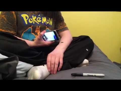 Sharpie shock challenge FAIL. - YouTube