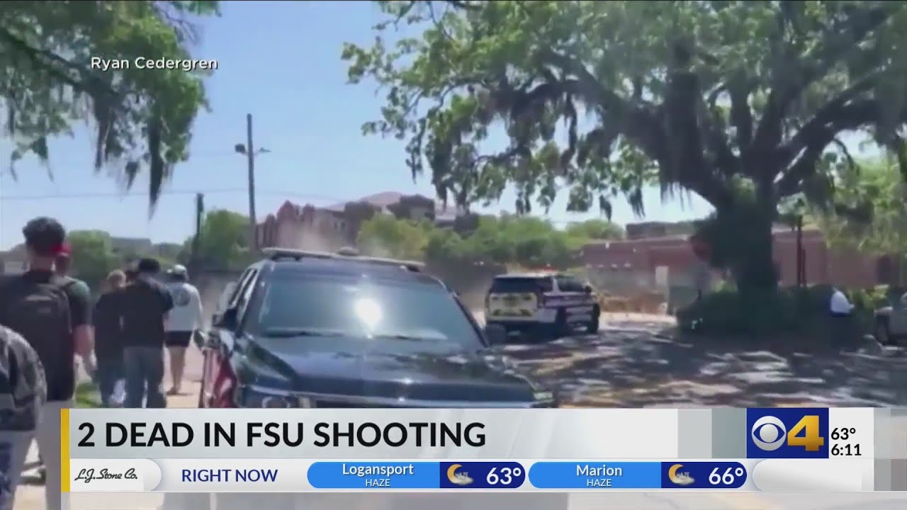 Two killed after a gunman opens fire on the FSU campus - YouTube
