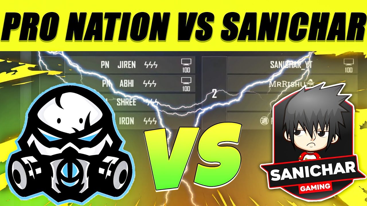PRO NATION VS SANICHAR YT || WHAT A INSANE MATCH || FREE FIRE - YouTube