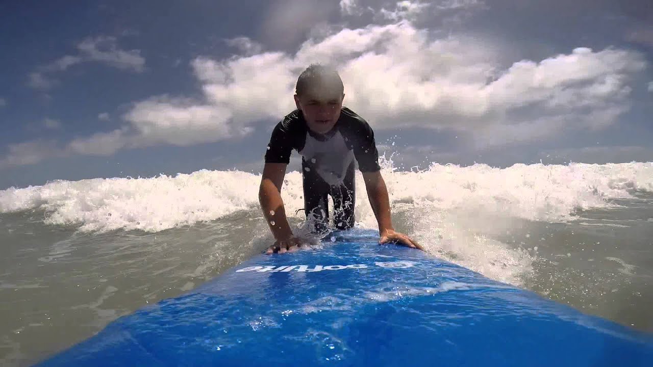 My First Time Surfing with GoPro - YouTube