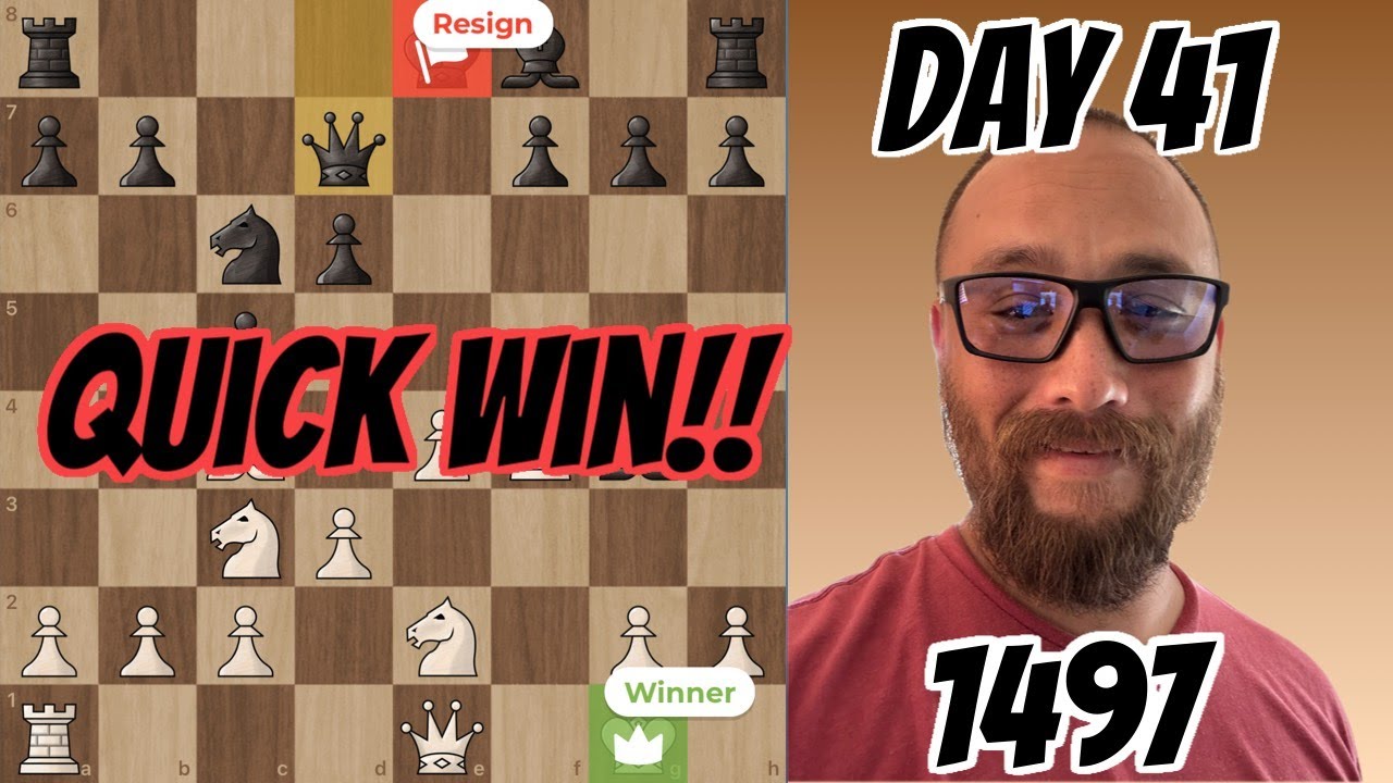 Day-By-Day Chess Progress:My Journey to 1600 ELO Day 41 - YouTube