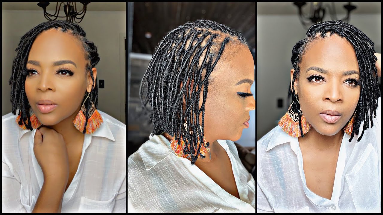 Styling My Micro Locs - YouTube