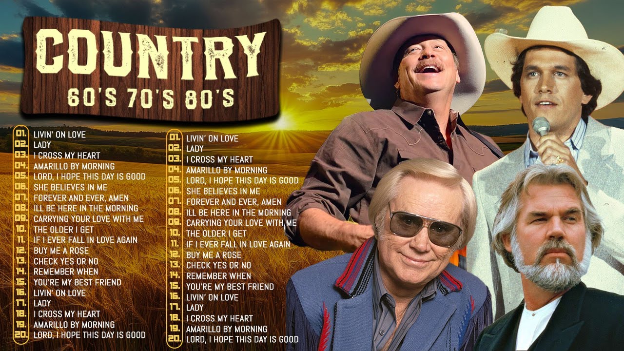 Old Classic Country Music Hits Collection - Top 100 greatest hits old ...