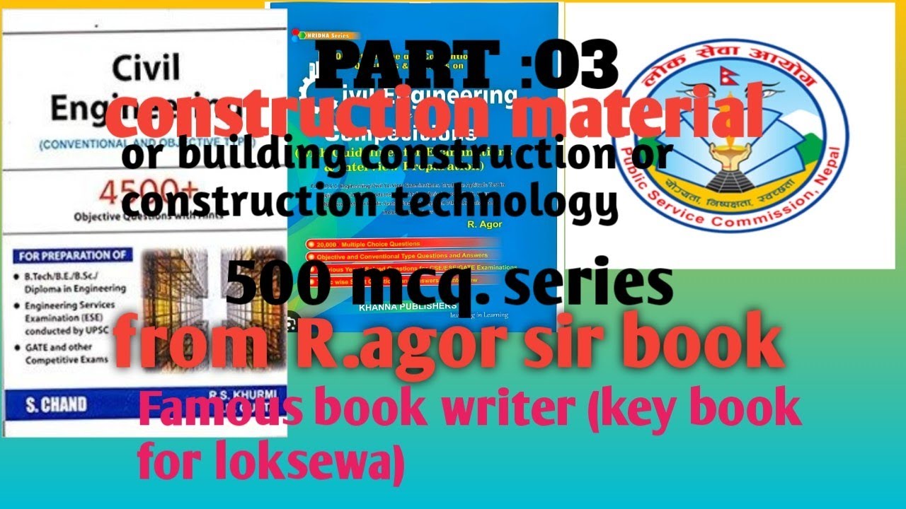 Building Materials MCQ for loksewa CIvil Engineer Sub engineer ...