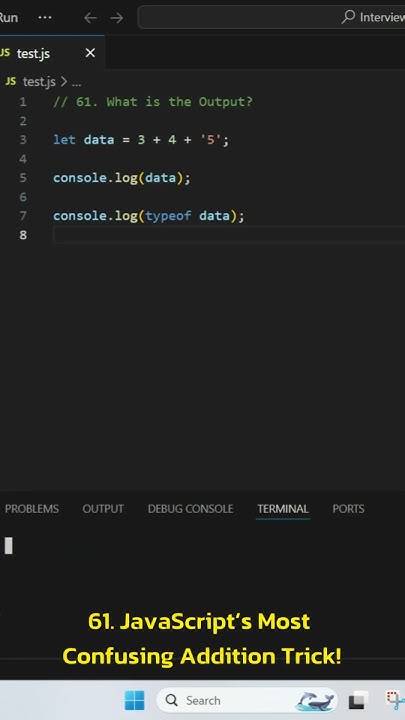 What's the BIGGEST JavaScript Addition Mistake You're Making Right Now? - YouTube