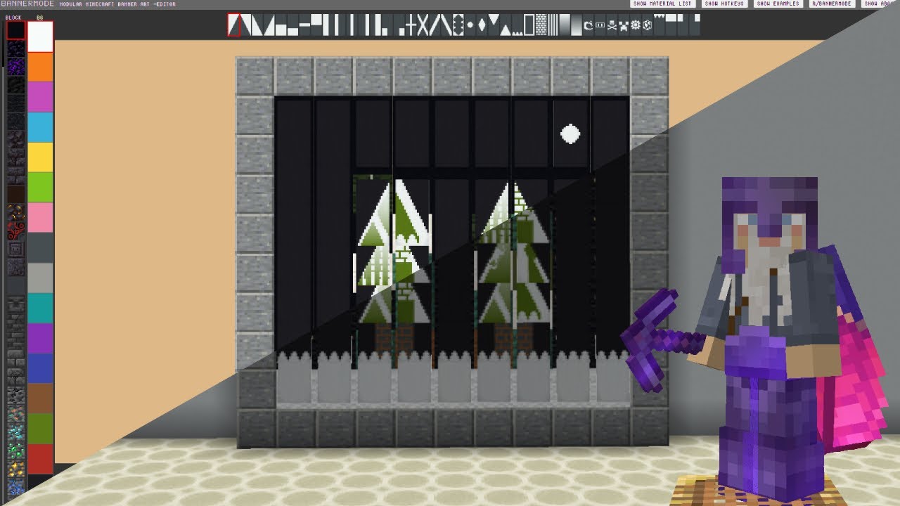 How to make complex Minecraft banner art in 15 minutes (TUTORIAL) - YouTube