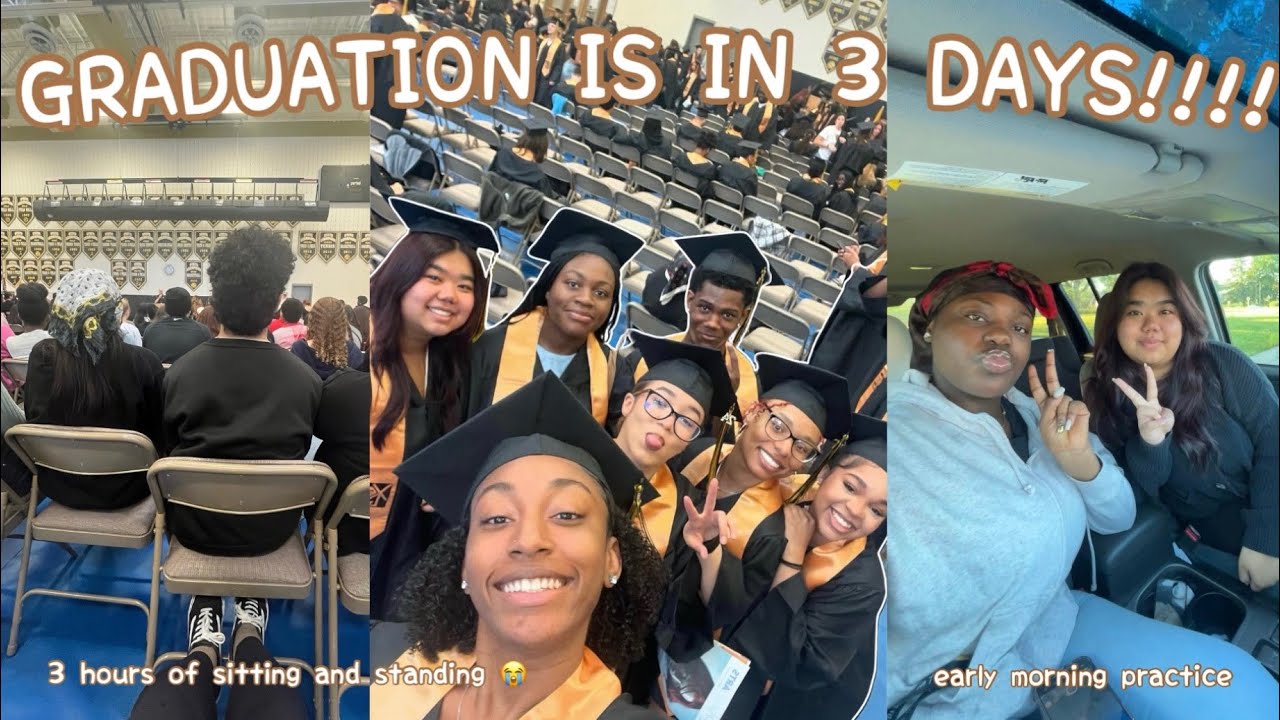 GRAD PRACTICE VLOG | t-minus 3 days till we are officially done - YouTube