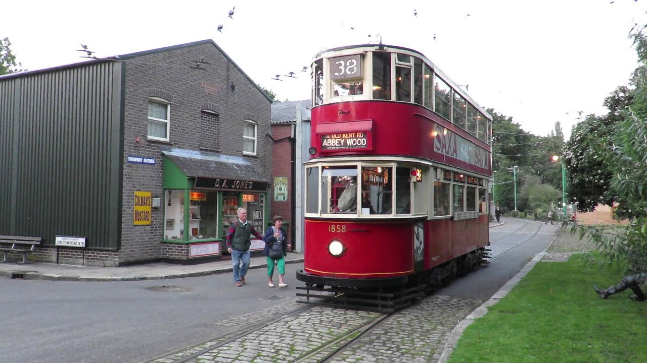 Noisy London tram 1858 and silent Maidstone trolleybus 52 (LCD 52) at ...