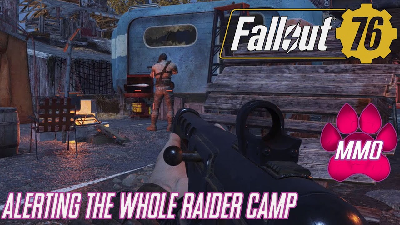 Taking It To A Raider's Camp on Fallout 76 - YouTube