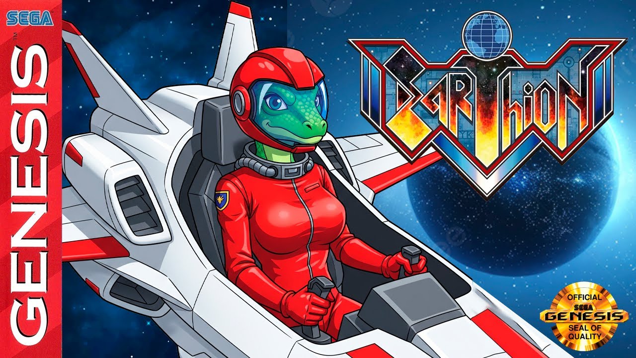 EARTHION: ¡ REVIVE EL SEGA GENESIS CON EL SHOOTER MÁS ALUCINANTE DEL ...