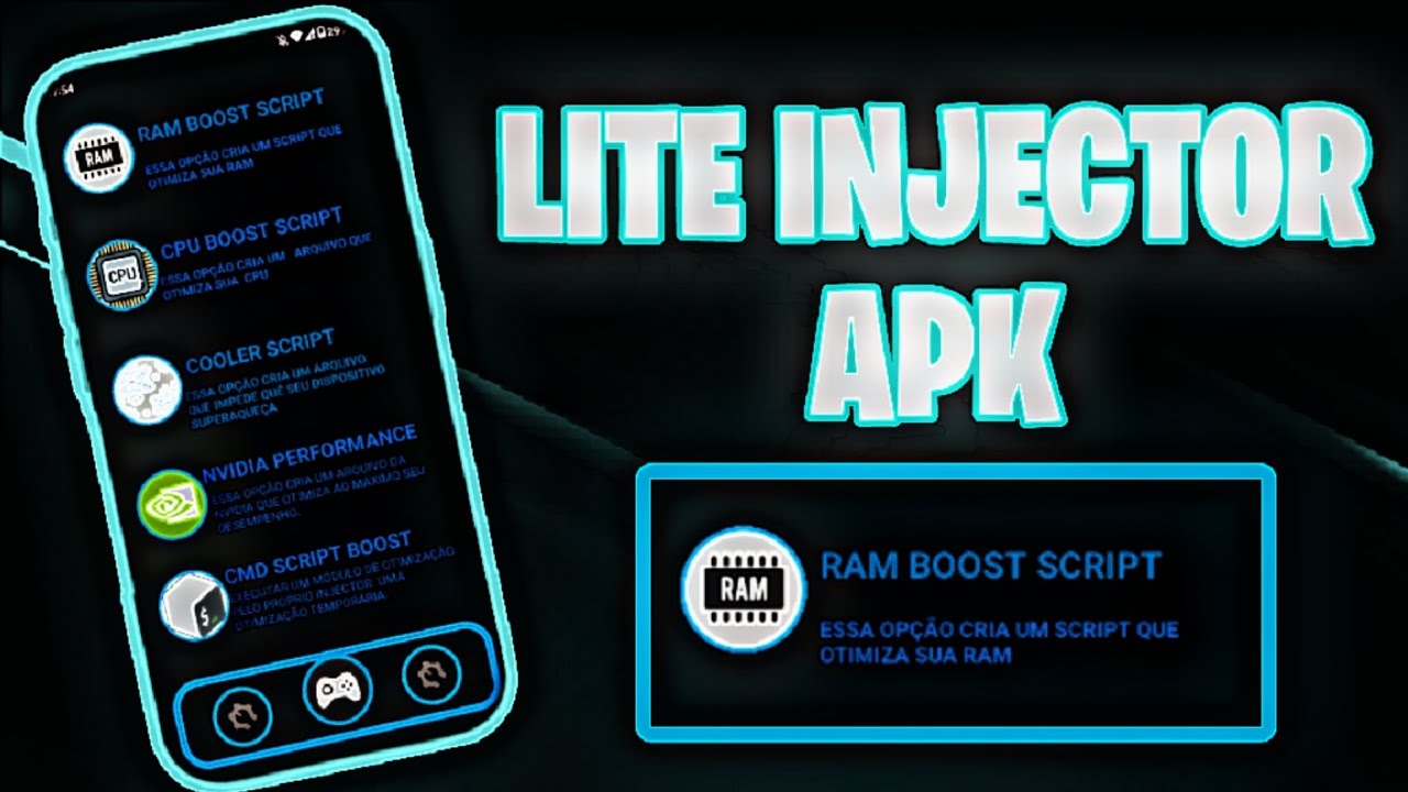 ESSE GAME BOOSTER VAI FAZER MILAGRES NO SEU CELULAR | INJECTOR LITE ...