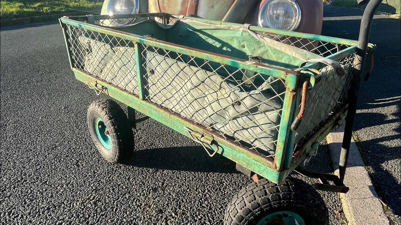 Crazy freebie trolley ready for next years Vw shows !! - YouTube