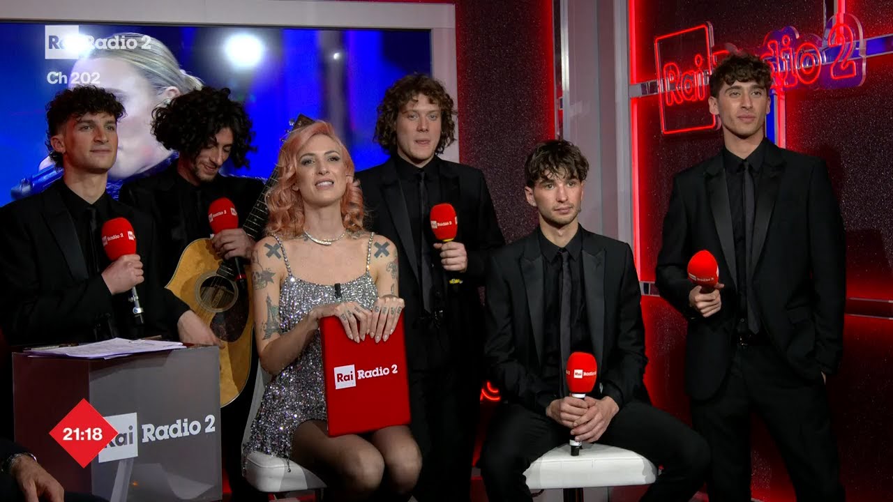 Intervista ai Colla Zio - Radio2 a Sanremo 11/02/2023 - YouTube