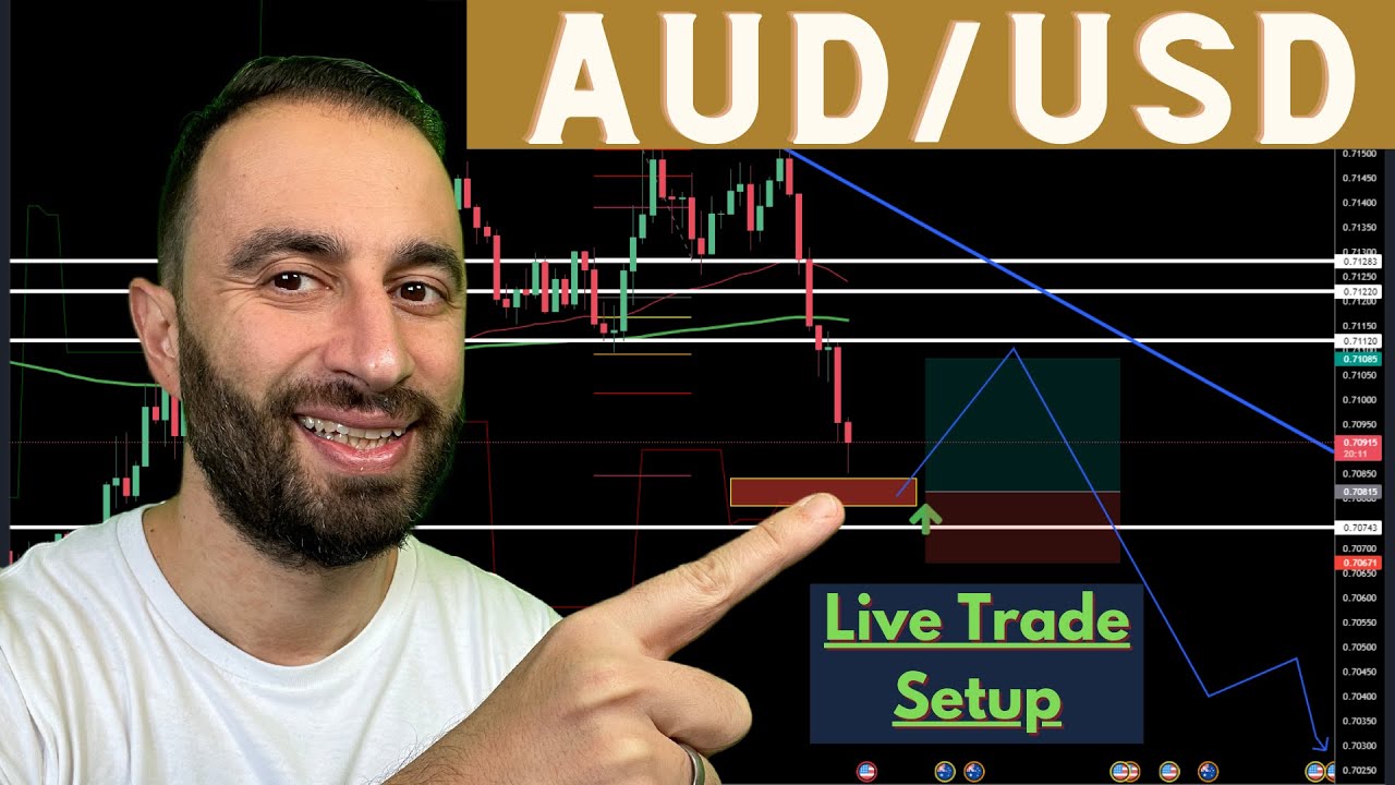 AUDUSD Trade Setup - How to Scalp Trade and Then Swing Trade it for Passive Income - YouTube