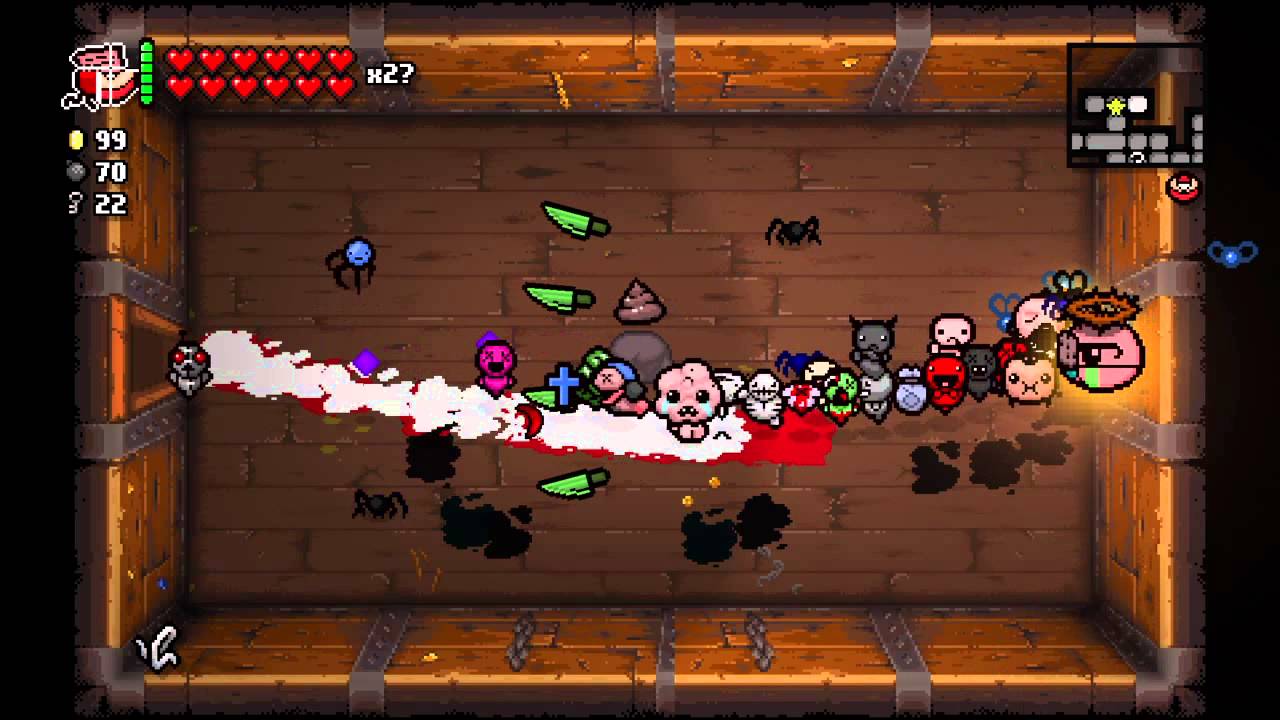 The Binding of Isaac: Rebirth 200+ chest - YouTube