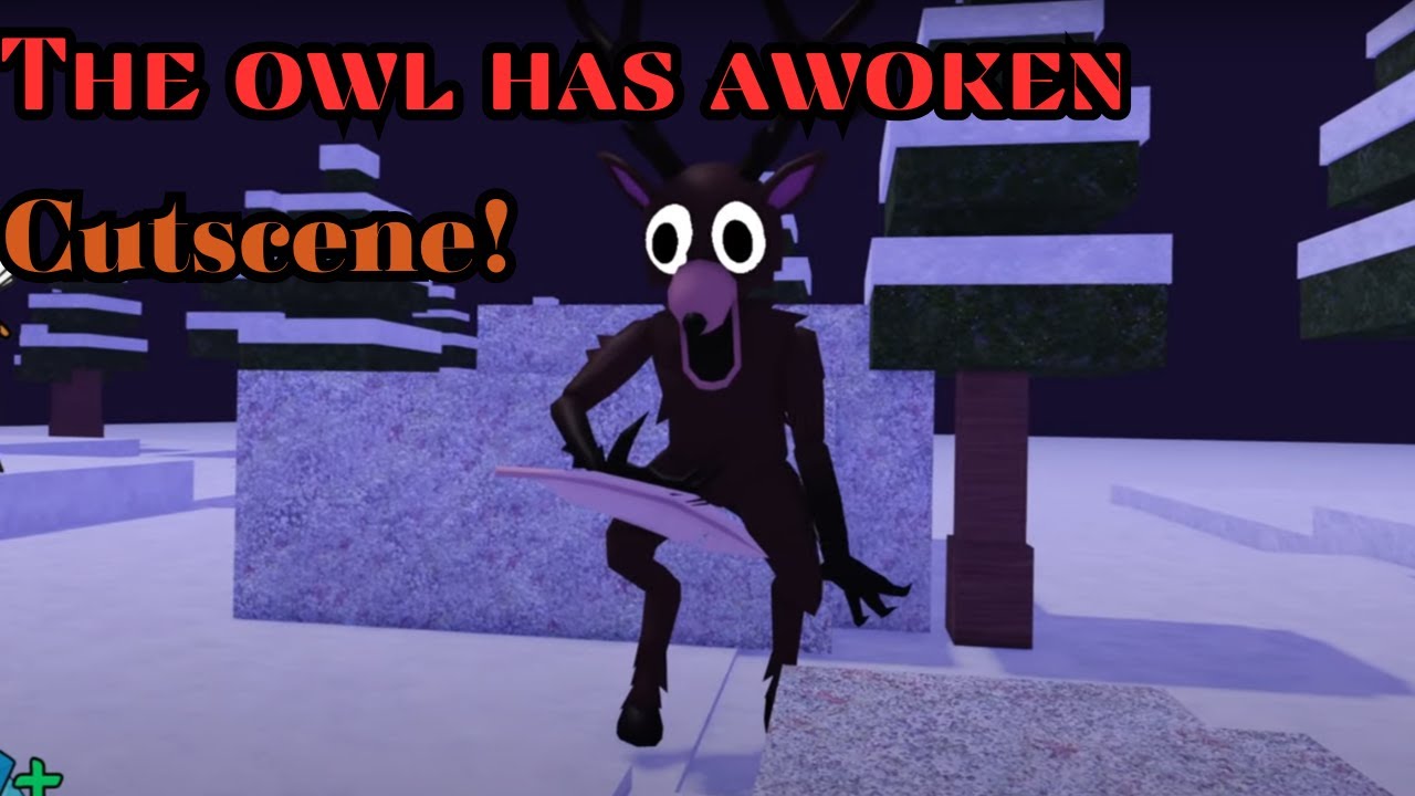 The OWL Has Awoken… | 99 Nights in the Forest Snow Biome Cutscene - YouTube