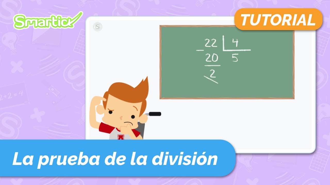Cómo se hace la prueba de la división [PASO A PASO PARA NIÑOS] - YouTube