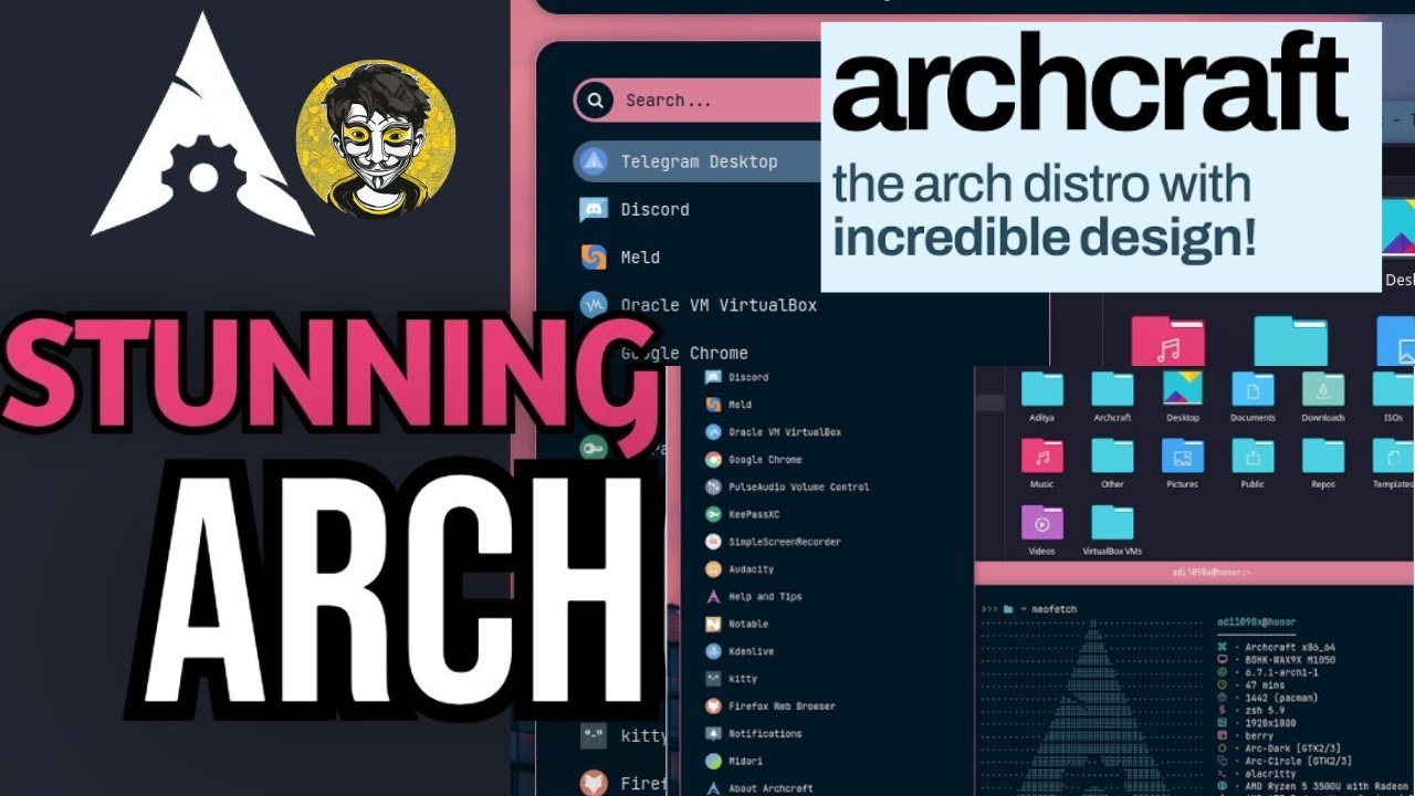 The litest Linux Distro is Here | Archcraft Linux full installation and ...