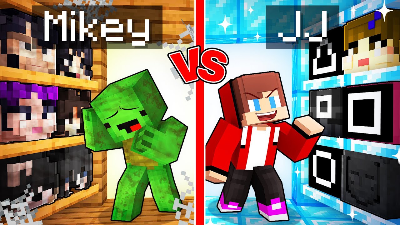 JJ vs Mikey: BECAME ANYONE in SQUID GAME Battle in Minecraft - Maizen - YouTube