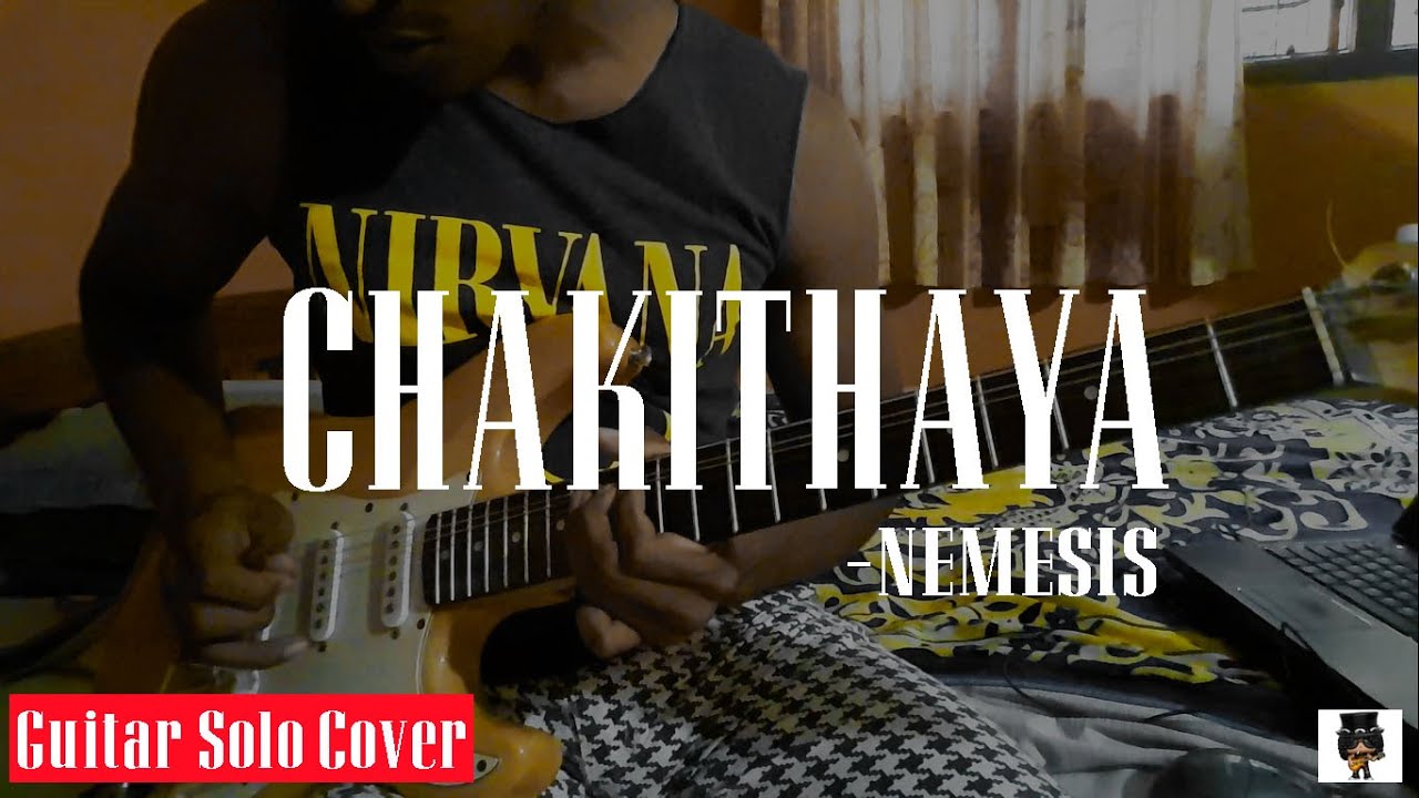 Chakithaya guitar solo cover - YouTube