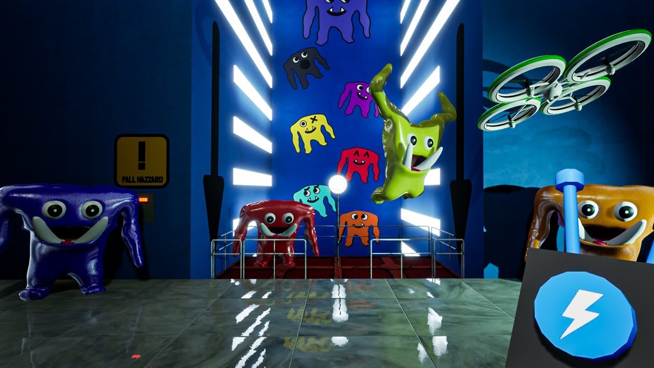 Captain Fiddles HIDE AND SEEK ! + Drone Camera | Garten of Banban ...