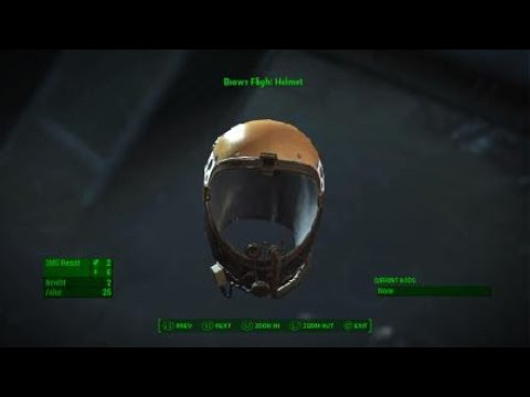 Second Brown Flight Helmet location: Fallout 4 - YouTube